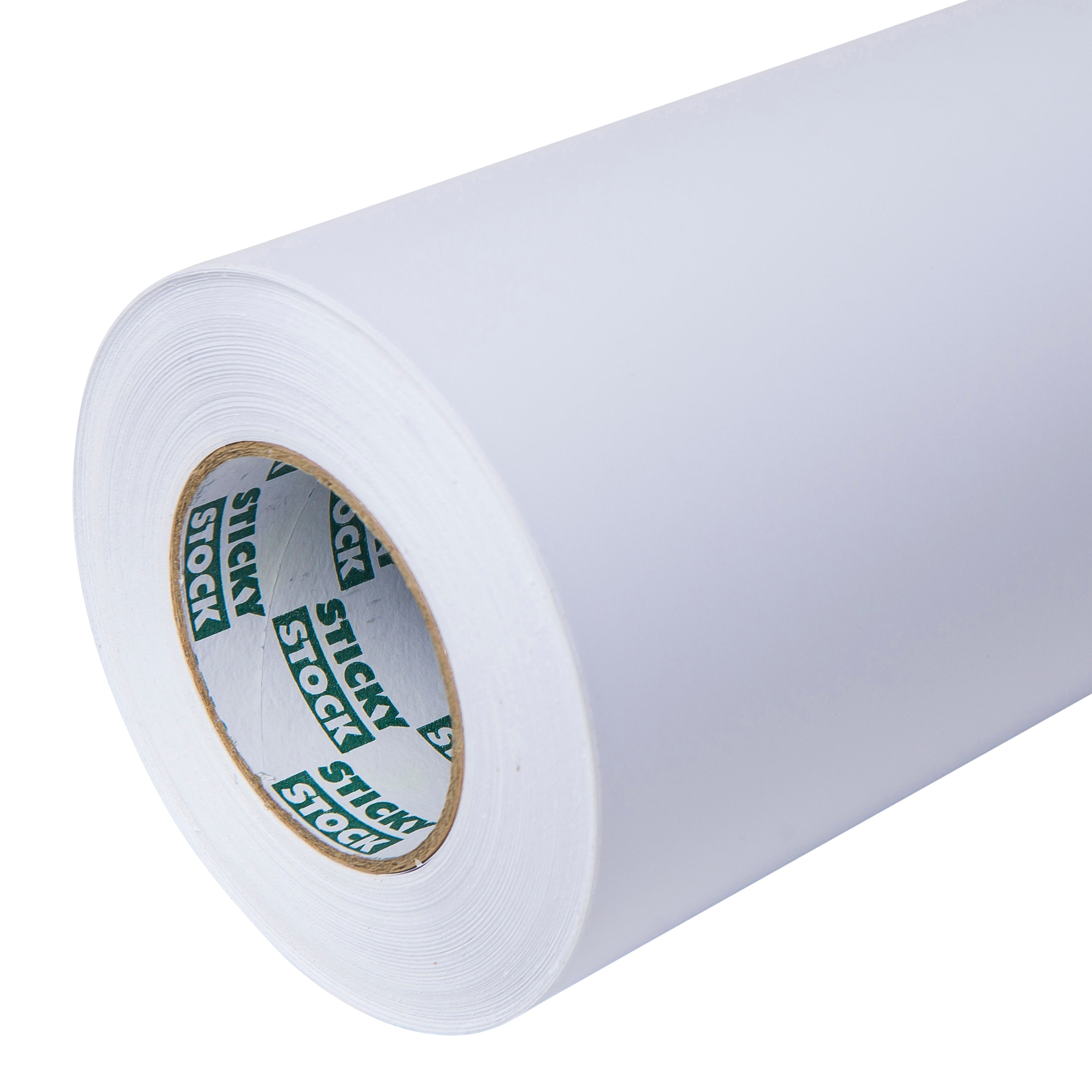 WHITE MATT (24") 50m ROLL – STICKY STOCK